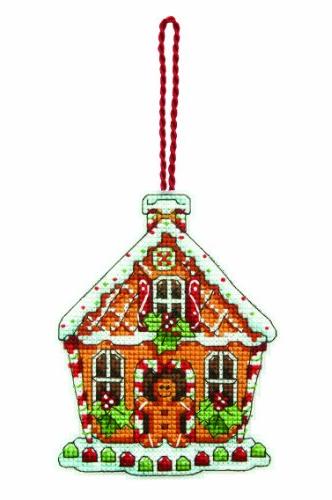 Dimensions Gingerbread House Counted Cross Stitch Kit 3.25